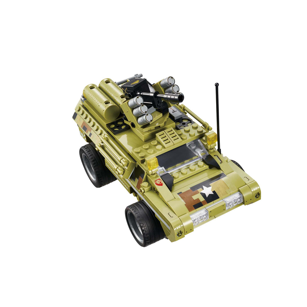 Wise Block Military Vehicle – STEM Building Set for Ages 8+ – Alpha Toys