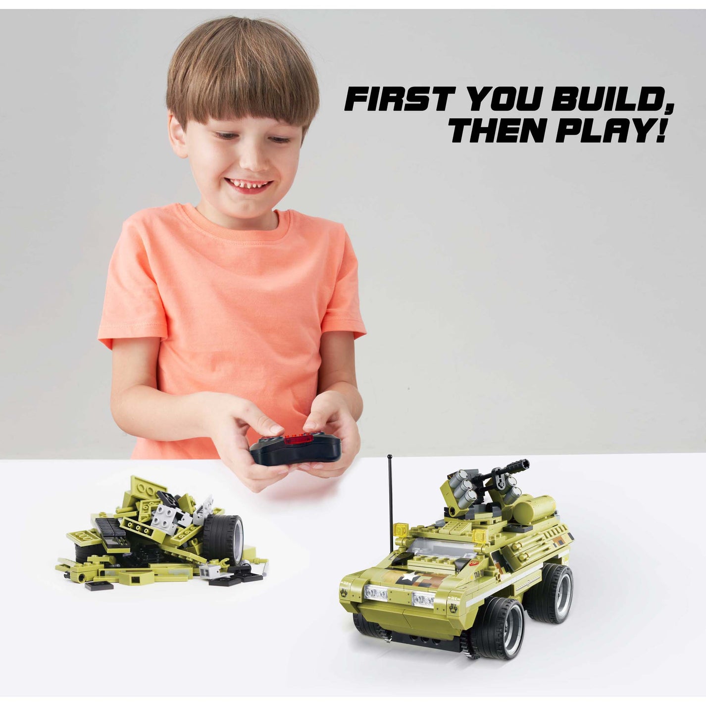 Wise Block Military Vehicle – STEM Building Set for Ages 8+ – Alpha Toys