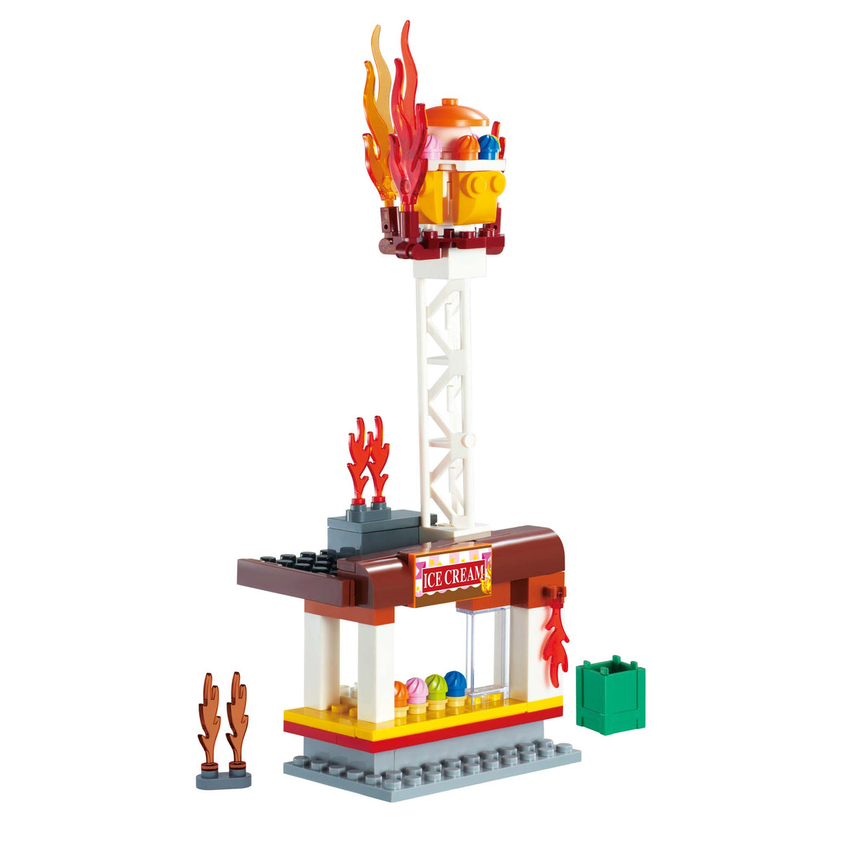 Wise Block Firetruck – STEM Building Set for Ages 8+ – Alpha Toys