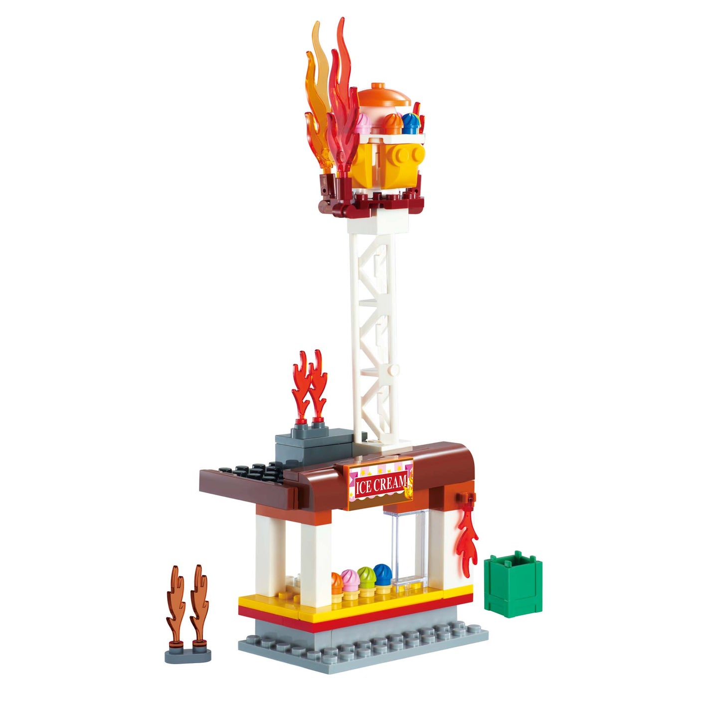 Wise Block Firetruck – STEM Building Set for Ages 8+ – Alpha Toys