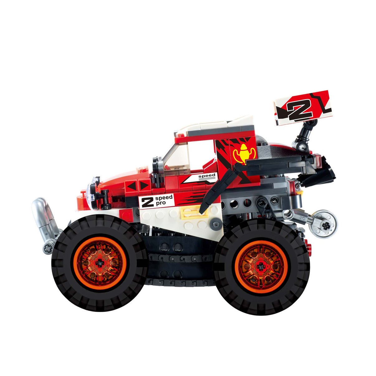 Wise Block Off-Road Stunt Racer – STEM Building Set for Ages 8+ – Alpha ...