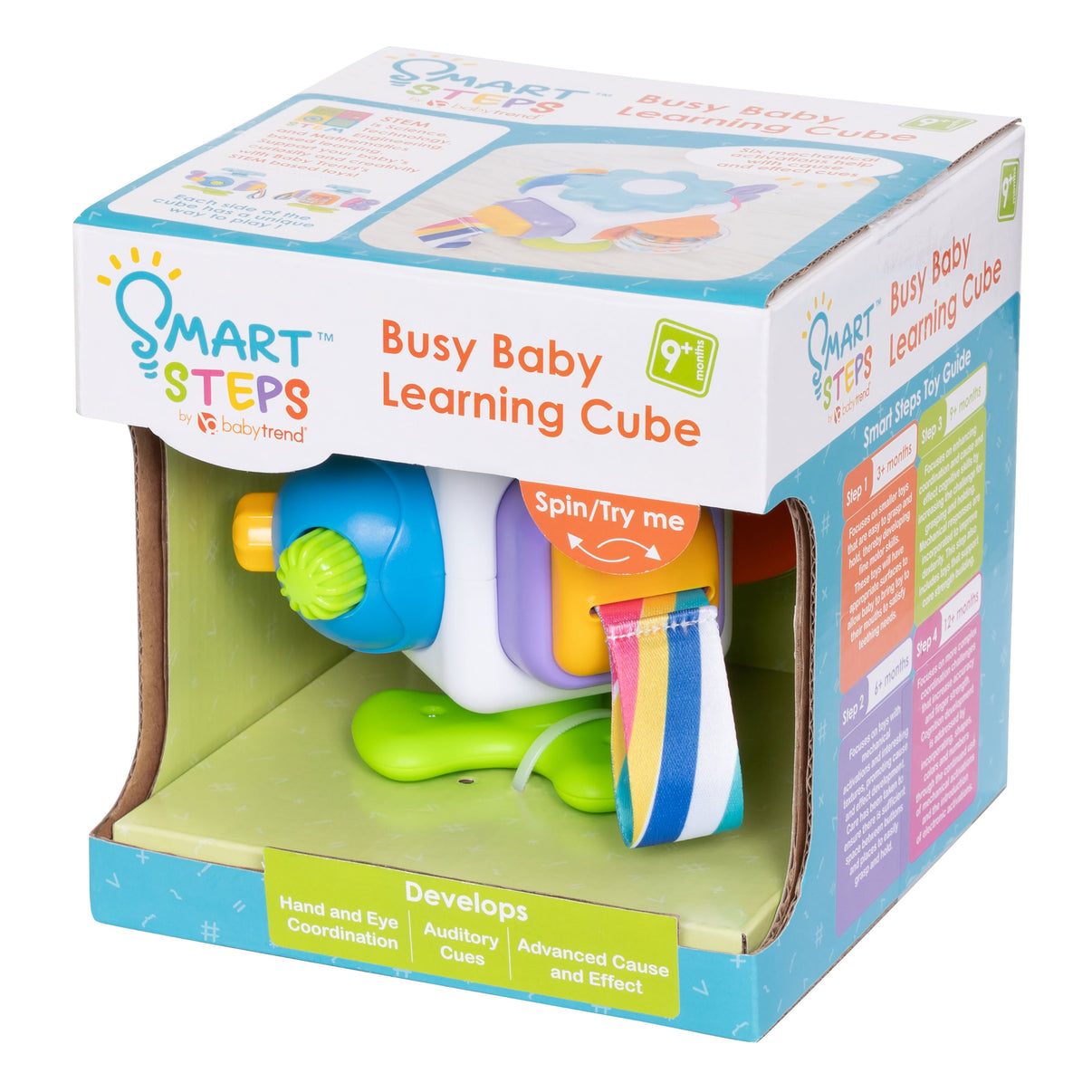 Smart Steps Busy Baby Learning Cube – STEM Infant Toy for 9 Months+ ...